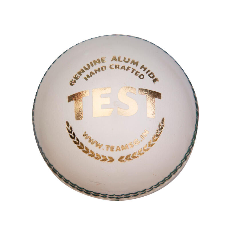 SG Test Cricket Balls | Water-Resistant Leather Ball | Top Quality Cork ...