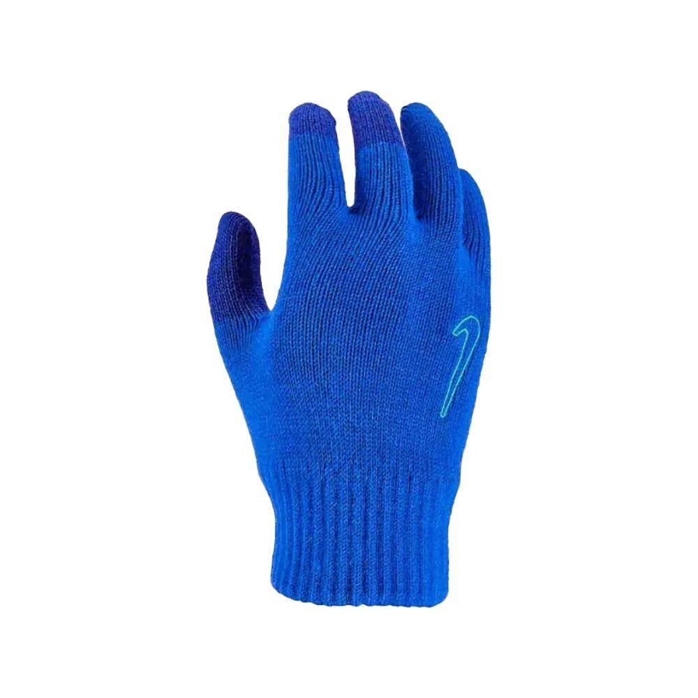 Mens Knitted Swoosh Winter Gloves Game Royal Turquoise Blue Signal Blue