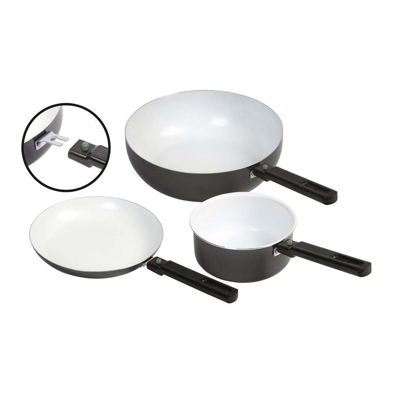 Casseroles Noir et blanc BO-CAMP | Decathlon