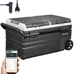 Elektrische Koelbox Routa +20° tot -20°C - 2 zones - stil - 12V of netvoeding | SKANDIKA ...