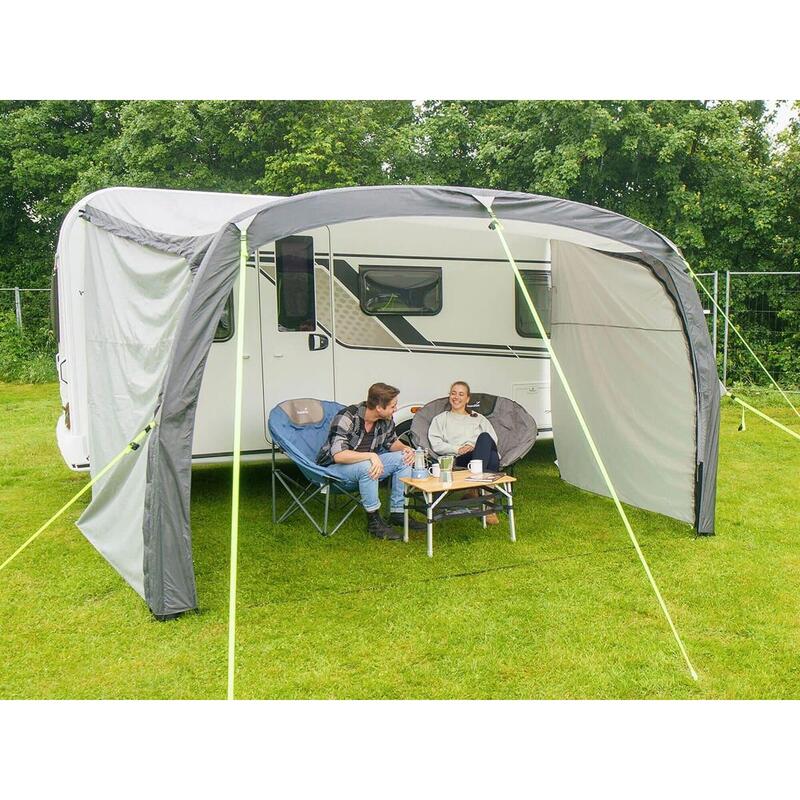 Auvent Vika Air Caravan 400 - avancée gonflable avec parois latérales - caravane SKANDIKA ...