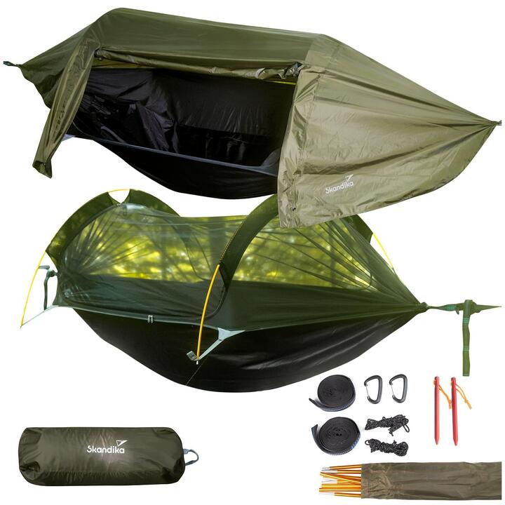 Tente hamac Rian - Hamac Outdoor avec moustiquaire - Ultraléger ...