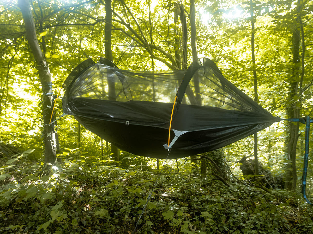 Hängemattenzelt Rian - Hängematte Outdoor mit Moskitonetz - Ultraleicht ...