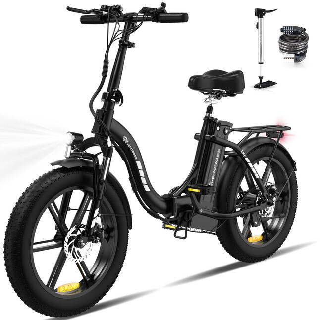 Vélo électrique pliable Adulte EVERCROSS - EK6 Noir EVERCROSS | Decathlon