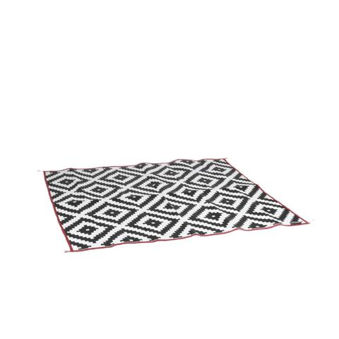 Tapis de tente Noir/Blanc/Rouge BO-CAMP | Decathlon