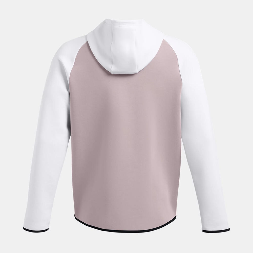 Veste Met Capuchon Under Armour Onstuitbaar Fleece Wit En Tetra Grijs ...