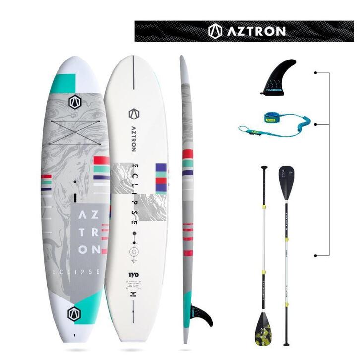 Deska sup do pływania Aztron Eclipse 2.0 11' polietylen sztywna AZTRON | Decathlon