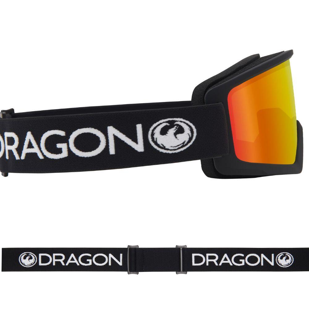 DX3 OTG Unisex Snow Goggles - Black/LL Red Ion DRAGON | Decathlon