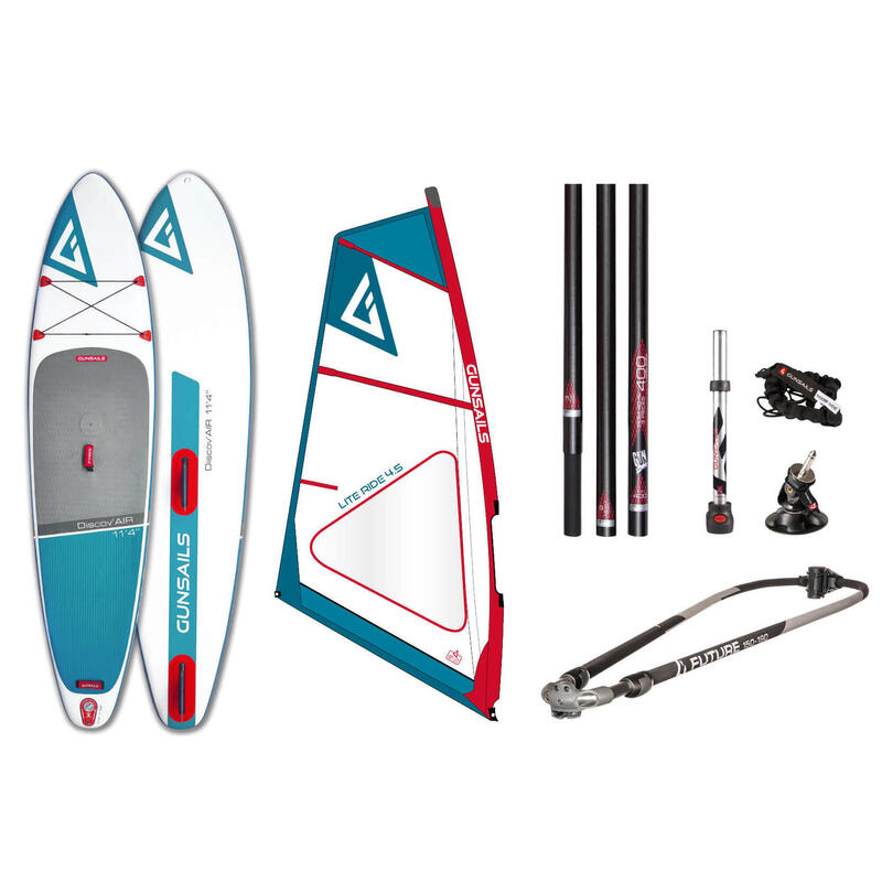 Gréement Wind Sup Discov'Air 11'4'' + Voile Lite Ride 5,5 m² GUNSAILS ...