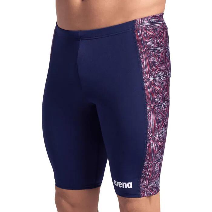Arena Abstract Tiles Jammer - Navy / Red White Blue ARENA | Decathlon