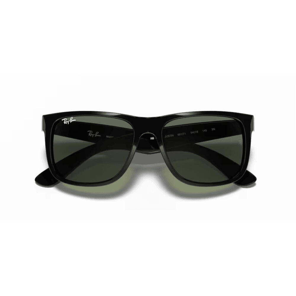 Ray-Ban Rectangle Mens Shiny Black Green Sunglasses RAY-BAN | Decathlon