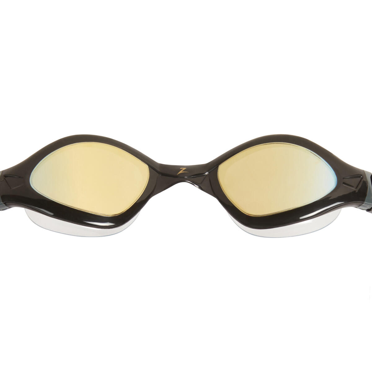 Zoggs Tiger LSR+ Titanium Goggles - Black/ Grey/ Gold Mirror | Decathlon