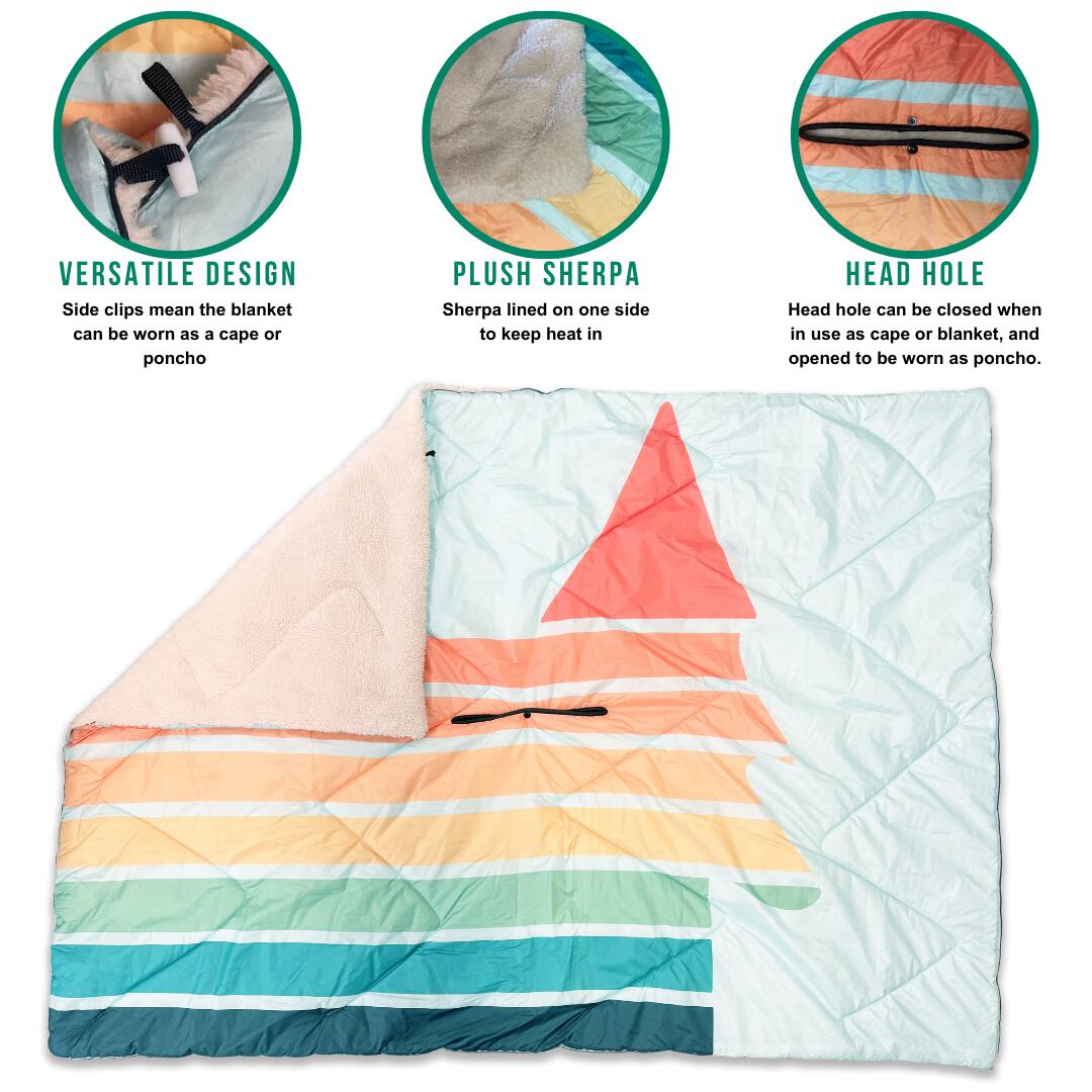 OLPRO Insulated Outdoor Blanko Vivid Spruce OLPRO | Decathlon