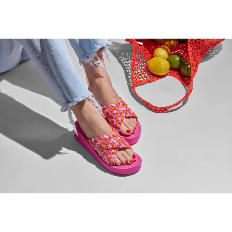 Klapki basenowe damskie Flip Flop Wedgy Cross FLIP FLOP | Decathlon