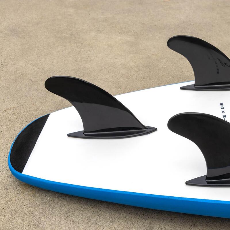 Planche de Surf Core 8' avec 3 ailerons et 1 leash WATERFALL | Decathlon