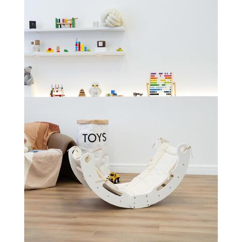 Bascule pour enfants Bascule pour bébé Arche d'escalade en bois JEFLEX ...