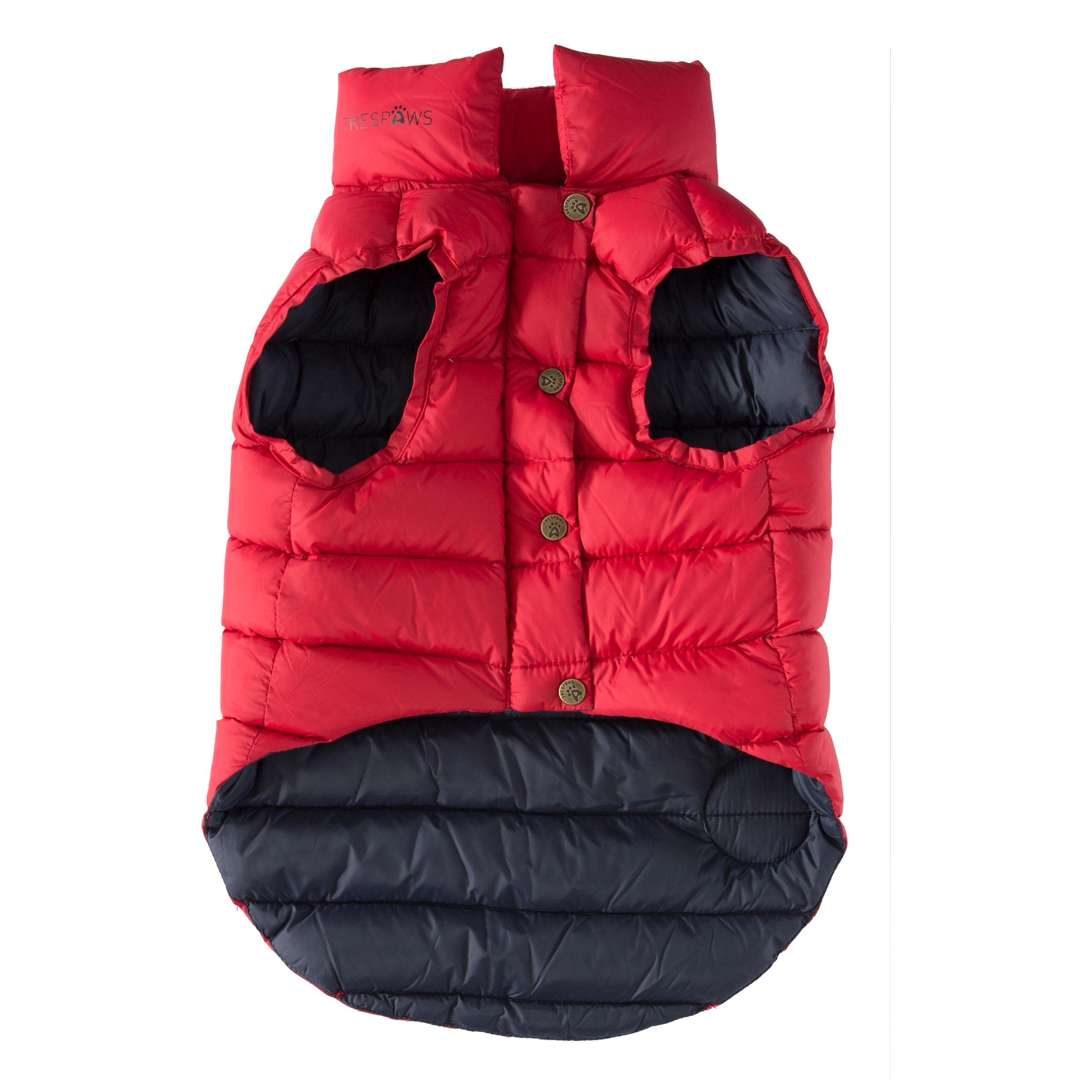 Dog Down Jacket Coat Zip Fastening with Harness Access Point Dogby ...
