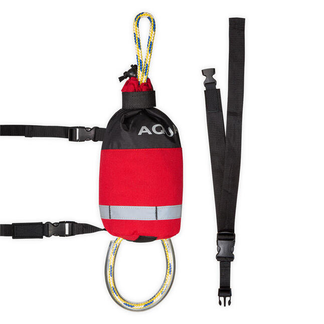 AQUADESIGN Veiligheidslijn Drijvend 15m voor Wildwater - Geel | Decathlon