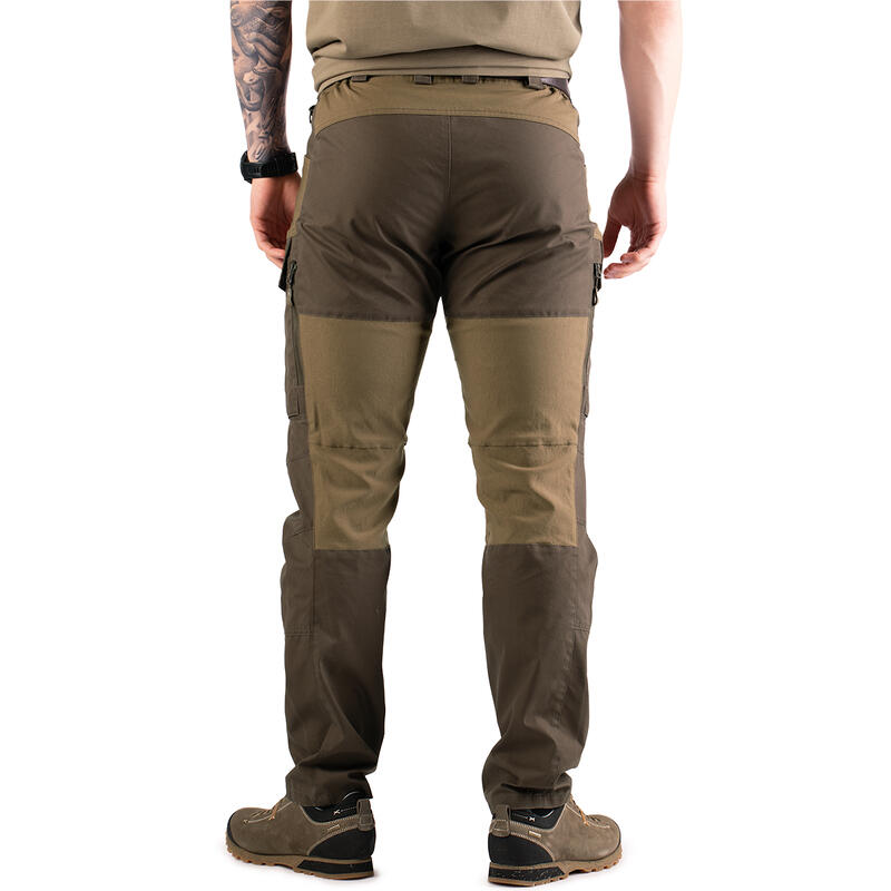 Pánské lovecké kalhoty Tagart 4Track Brown z odolného materiálu TAGART ...