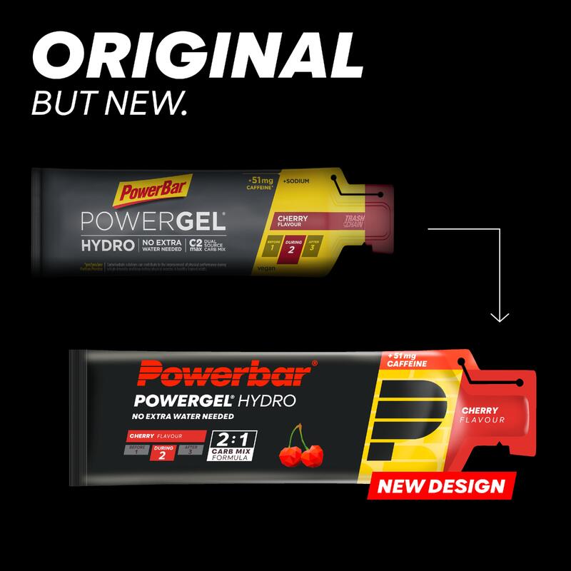 Powerbar PowerGel Hydro (24x67ml) Cherry (with caffeine) POWERBAR ...