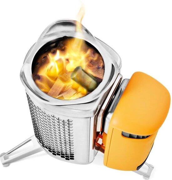 BioLite CampStove 2 – Fornello a legna senza fumo con generatore USB ...