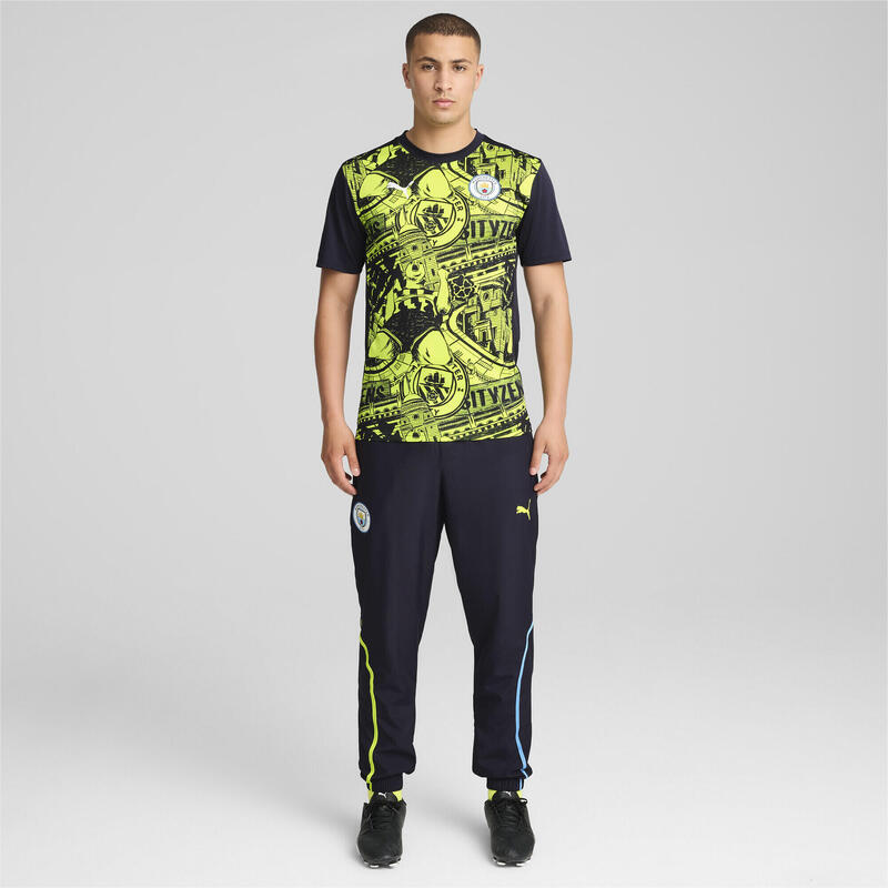 PUMA - Tricou cu mânecă scurtă înainte de meci Manchester City, bărbați ...