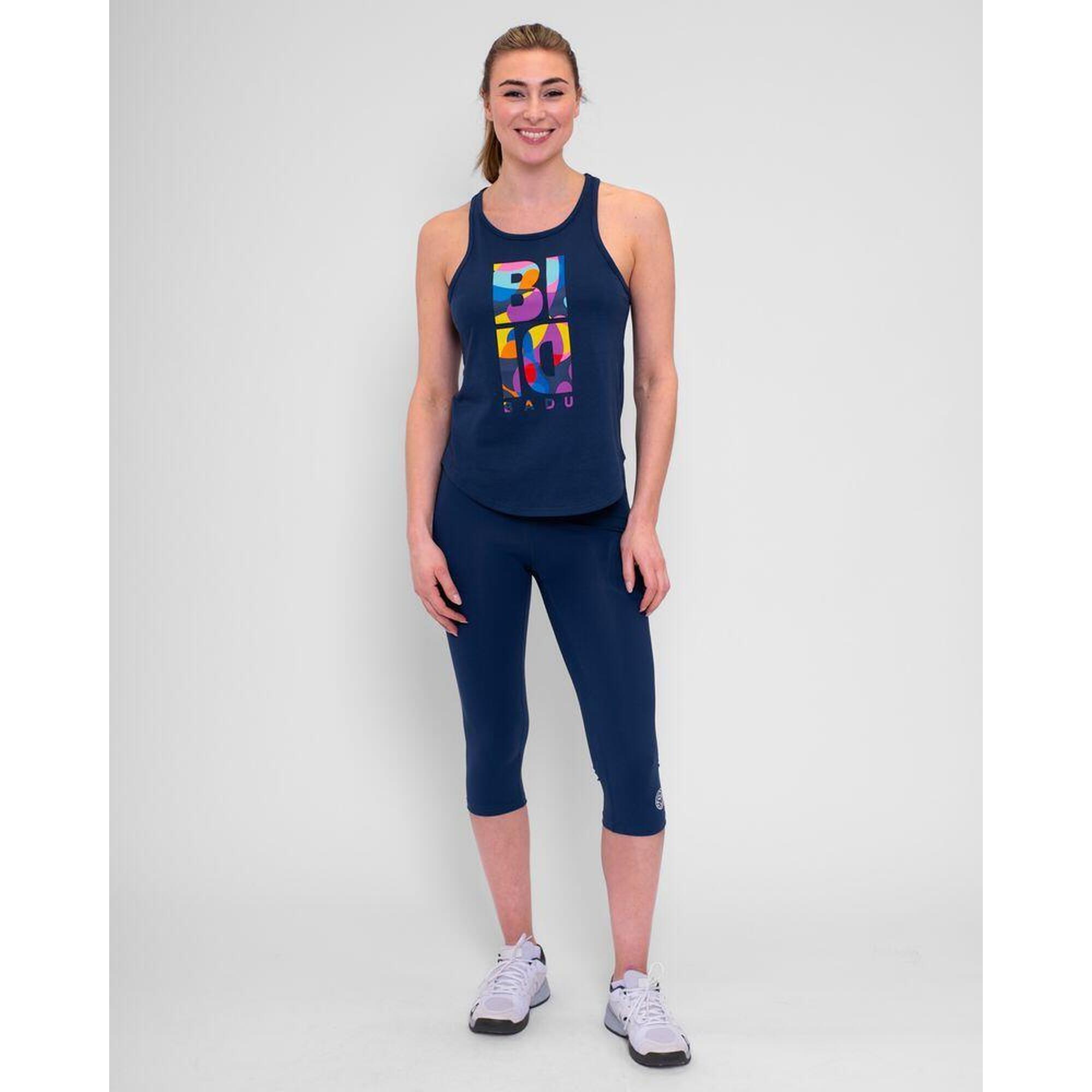 Camiseta Bidi Badu Twiggy Chill Azul Oscuro Mix Mujer - - S BIDI BADU ...