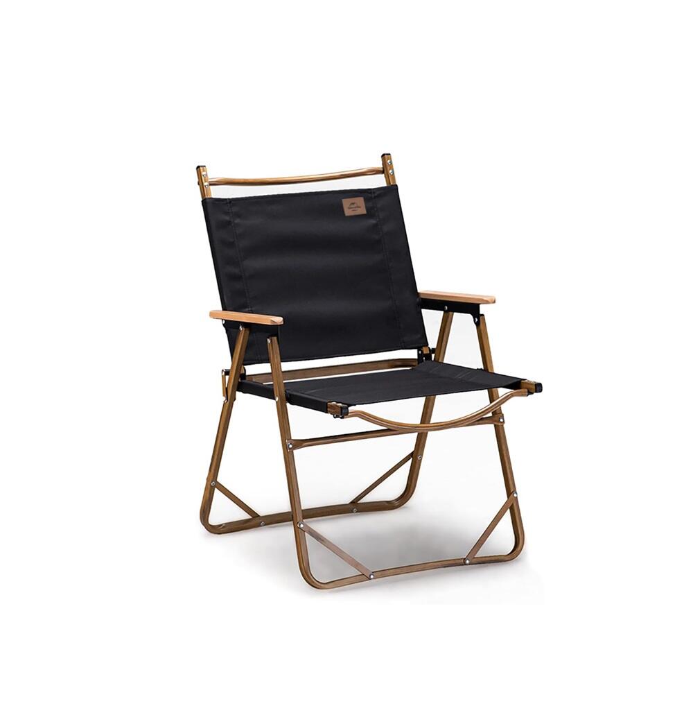 Naturehike MW02 Outdoor Folding Chair Large Black | Aluminum Frame ...