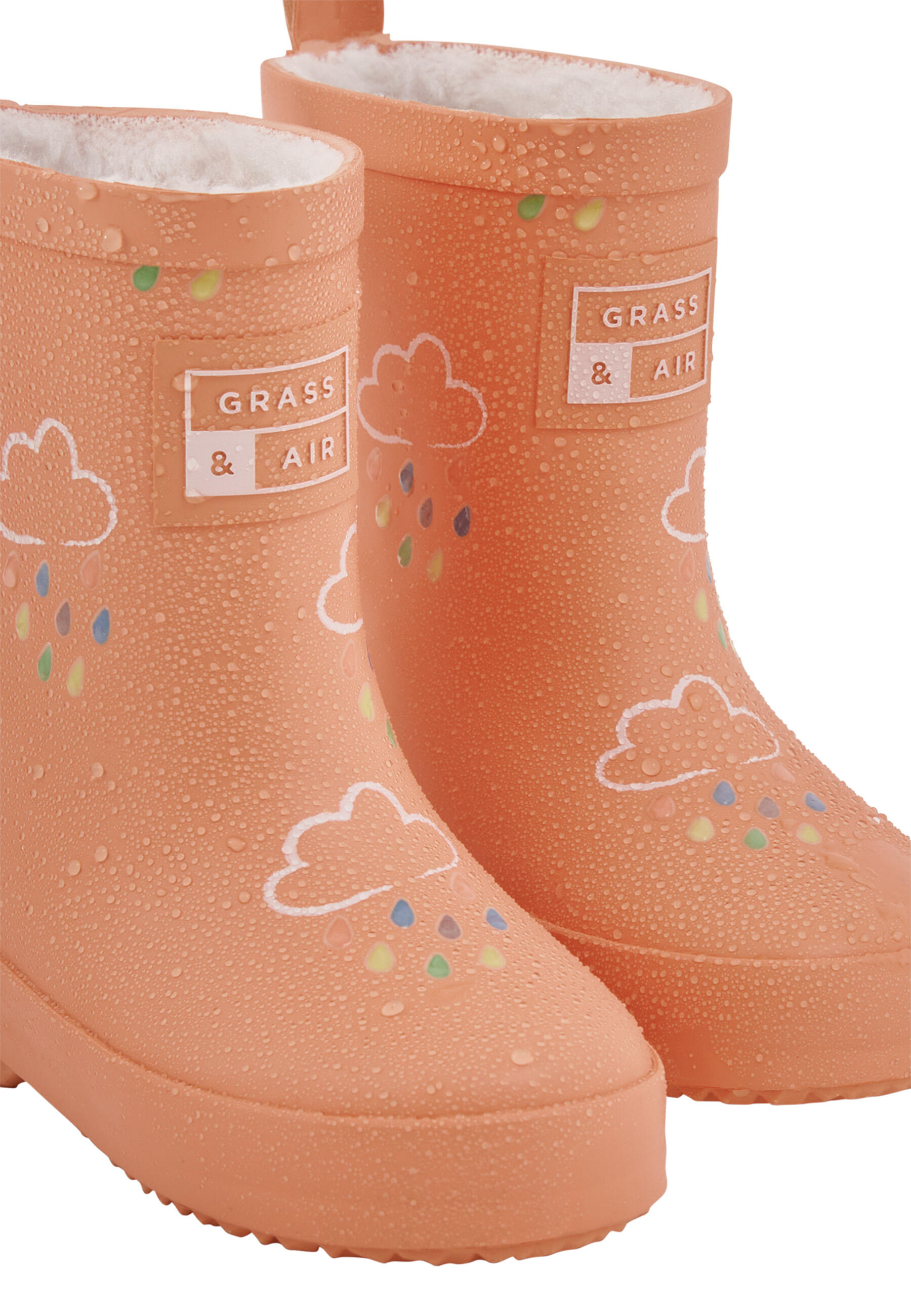 Little Kids Orange Colour-Changing Kids Wellies | Decathlon