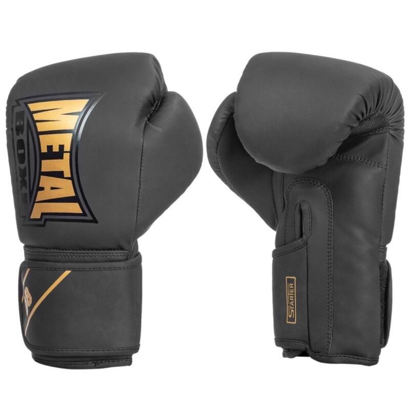 Metal Boxe Gants D'Entrainement Starter Noir/Gris 12 oz METAL BOXE ...