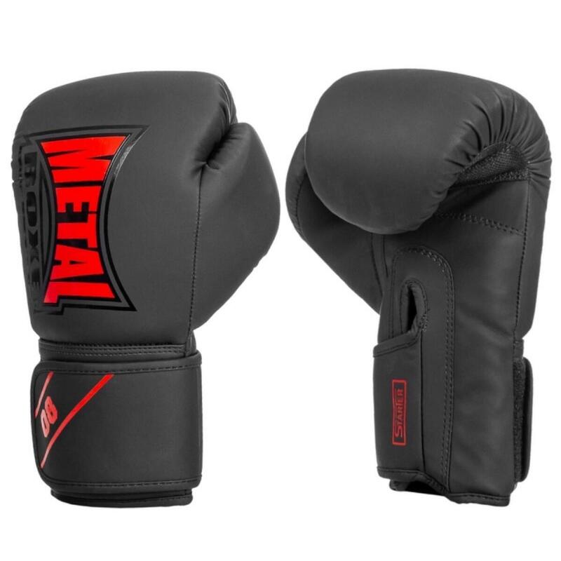 Metal Boxe Gants D'Entrainement Starter Noir/Gris 14 oz METAL BOXE ...