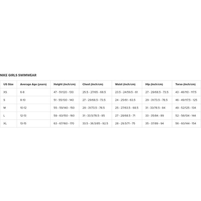 Maillot de Bain 1 Piece Enfant Nike Swin Essential Racerback Noir Kid M ...