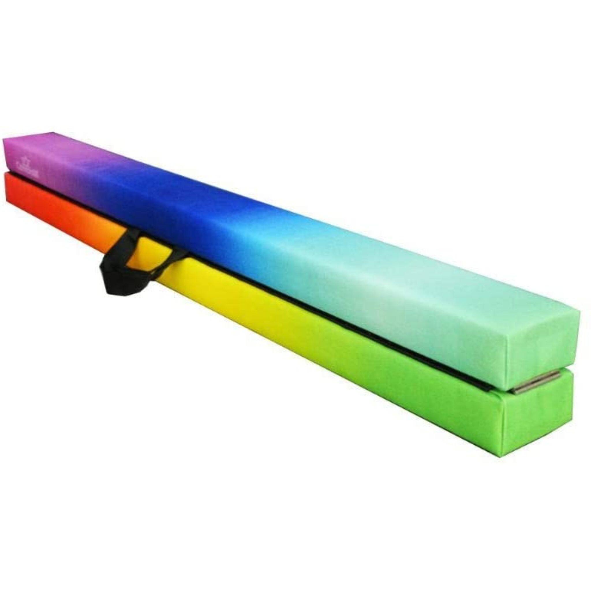 Cannons UK 8ft/244cm Folding Gymnastics Beams with Handles Rainbow ...