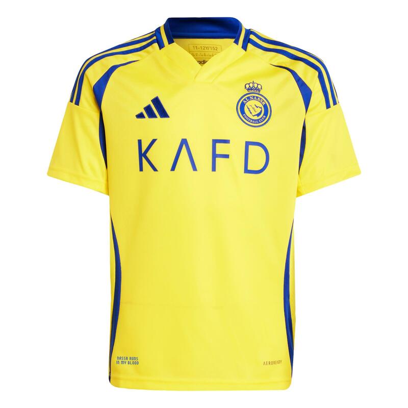 Koszulka Al Nassr FC 24/25 Ronaldo Home Kids ADIDAS | Decathlon Koszulka Al Nassr FC 24/25 Ronaldo Home Kids ADIDAS | Decathlon