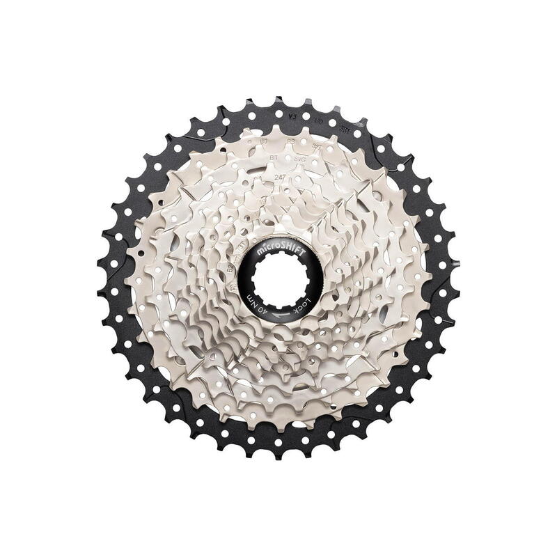 Sword Cassette 10sp., 11-38T - Steel/Aluminium MICROSHIFT - DECATHLON