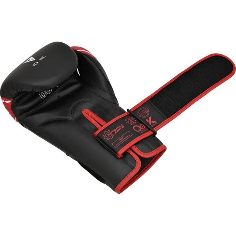 RDX SPORTS - Manusi box pentru copii Rdx ROBO, Rosu/Negru, 4oz | Decathlon