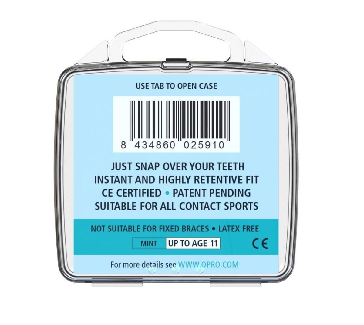 OPRO Snap-Fit Junior Mouthguard blue, EVA, ready to use OPRO | Decathlon