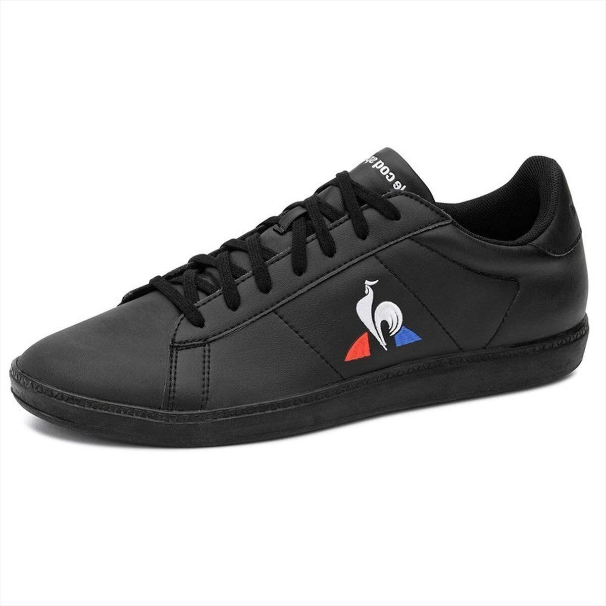 Sneakers Le Coq Sportif Courtset Triple Trainers, Zwart, Uniseks LE COQ SPORTIF | Decathlon