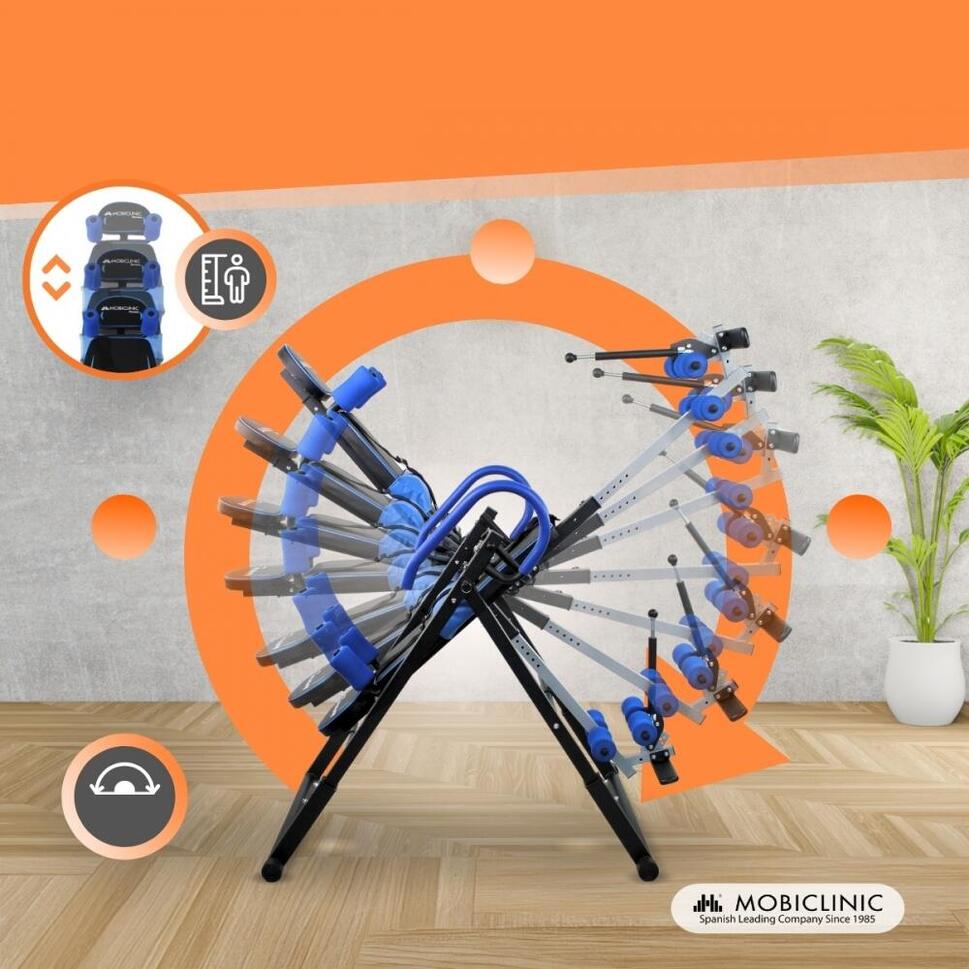 Inversionstisch Verstellbarer, zusammenklappbarer Gravitations 150 kg ...