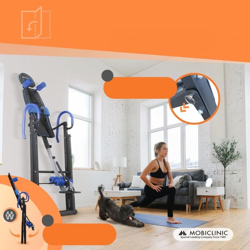 Inversionstisch Verstellbarer, zusammenklappbarer Gravitations 150 kg ...