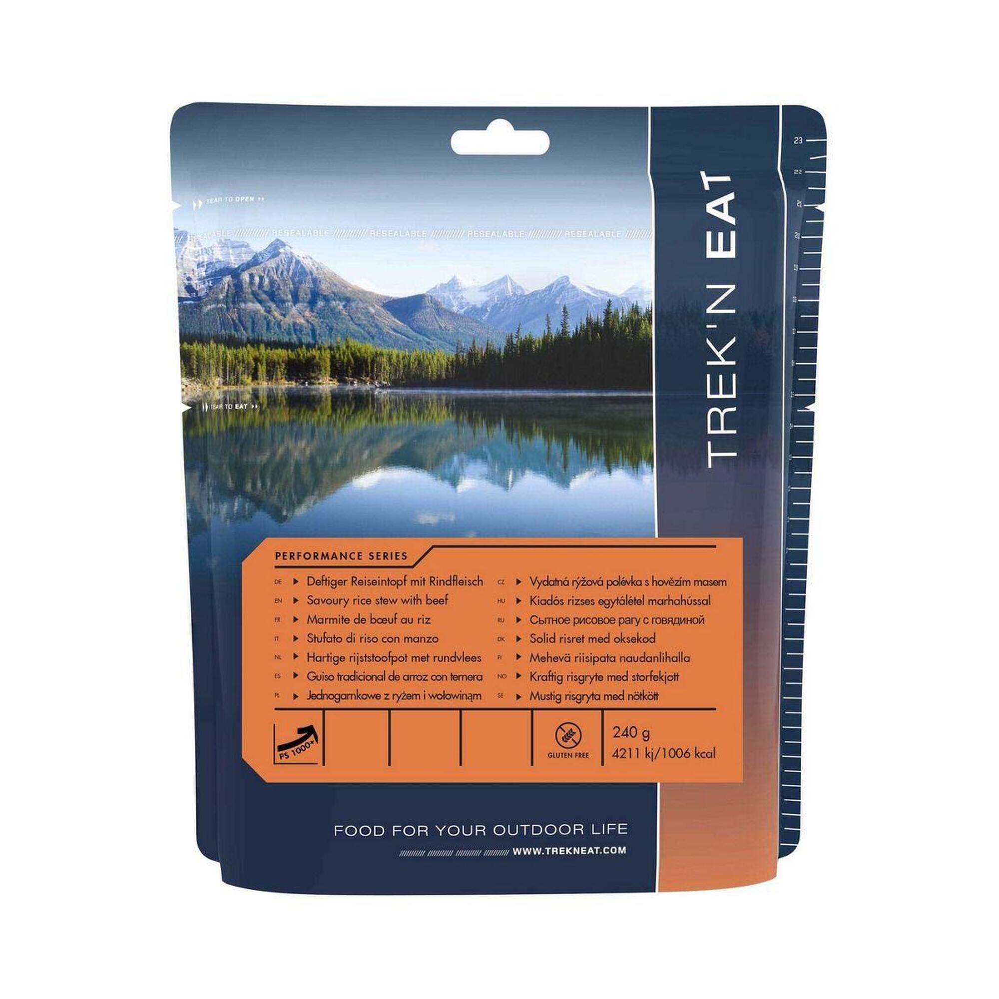 TREK'N EAT - Mâncare liofilizată Gulaș cu orez și vită PS1000+ 240g ...