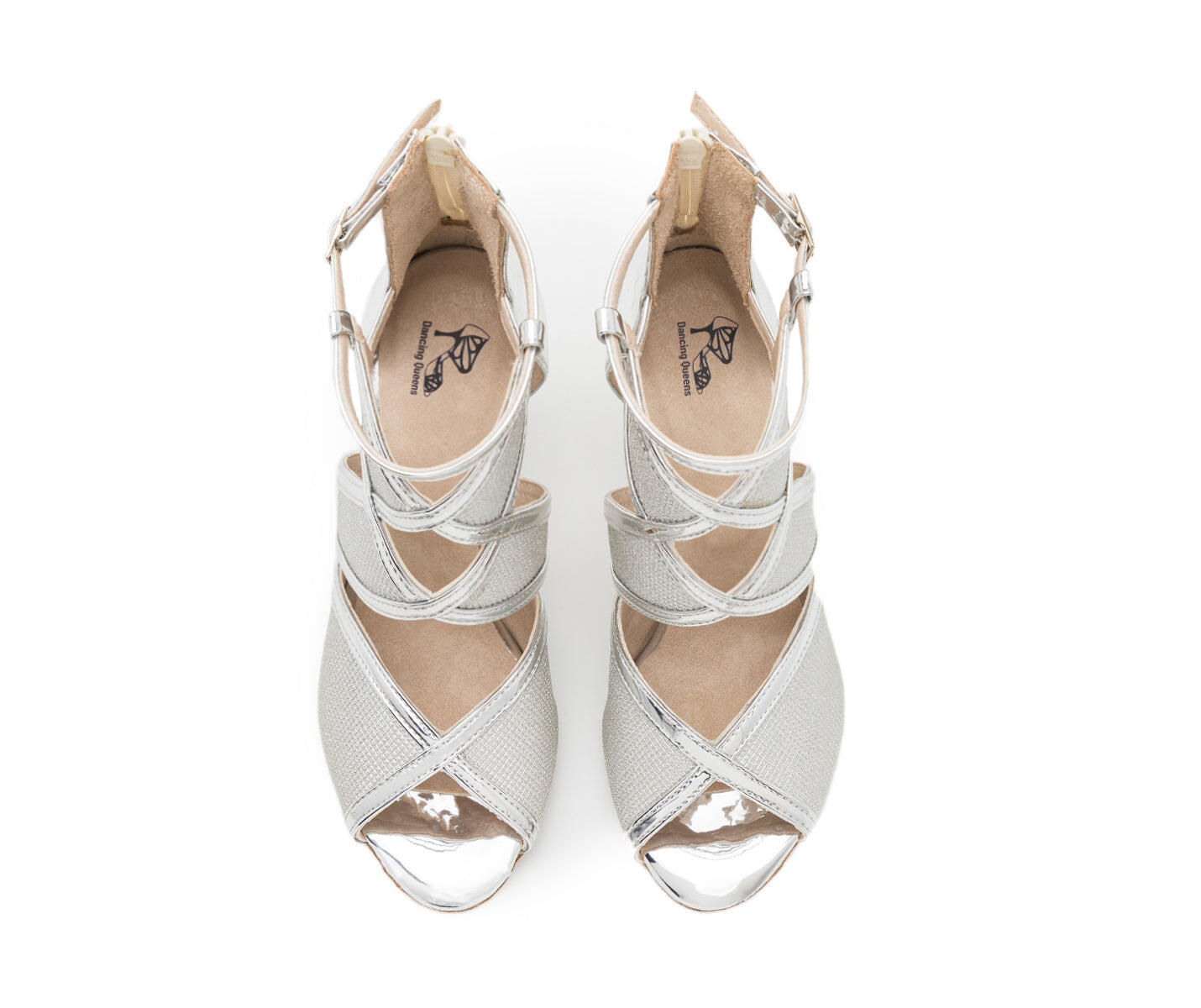 Star Silver Dance Shoes Suede DANCING QUEENS | Decathlon