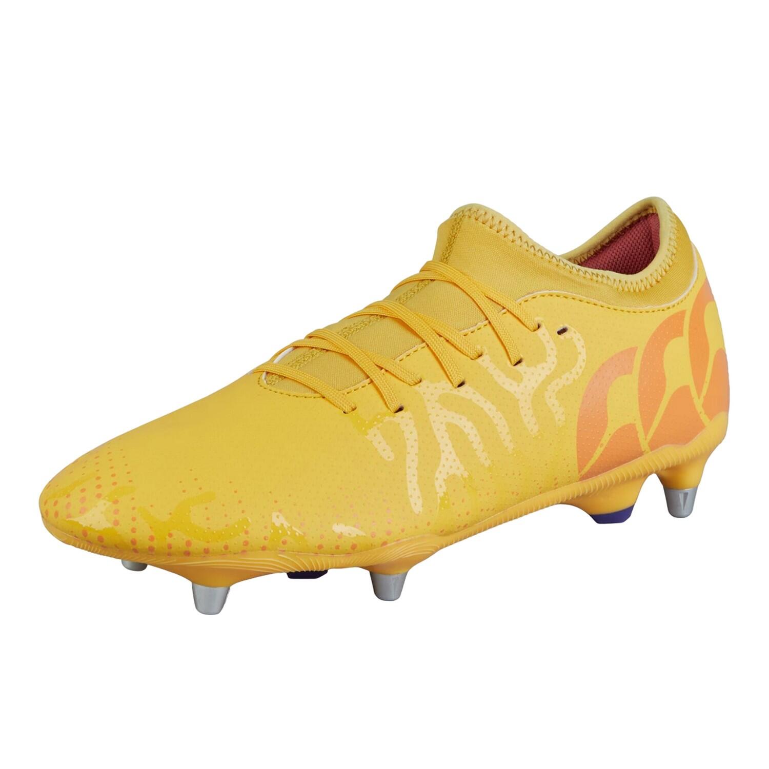 Mens Speed Infinite Team 2025 Soft Ground Rugby Boots (Yellow/Orange ...