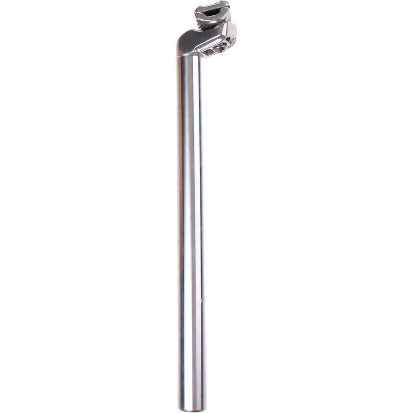 Zadelpen Aluminium ATB 25.0 x 350 mm Zilver voor Comfortabel Fietsen | Decathlon