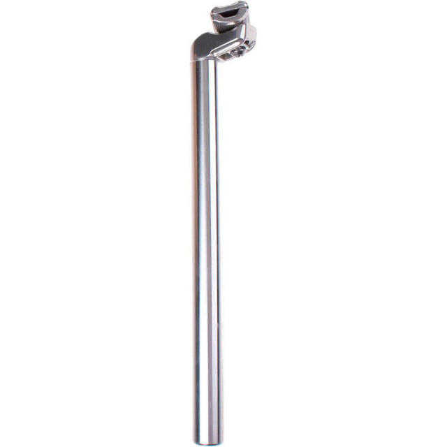 Zadelpen Aluminium ATB 25.0 x 350 mm Zilver voor Comfortabel Fietsen | Decathlon