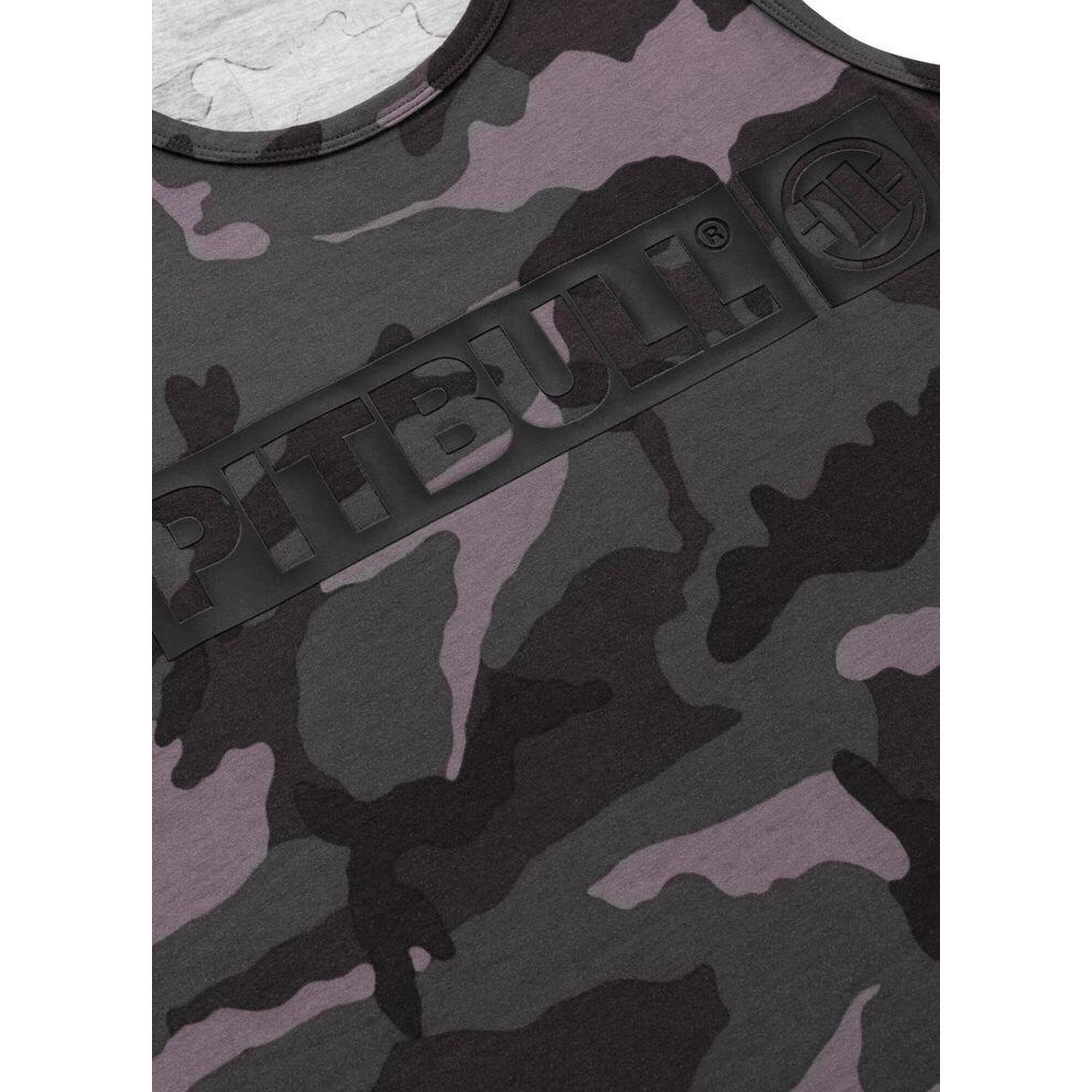 Tank męski Pitbull Top Slim Fit Hilltop PITBULL | Decathlon