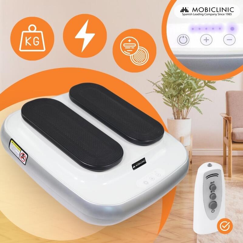Exerciseur de Jambes Électrique Marche Assise Appareil télécommande ...