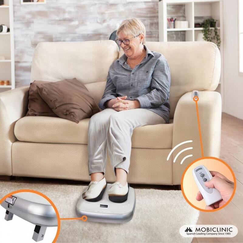 Exerciseur de Jambes Électrique Marche Assise Appareil télécommande ...