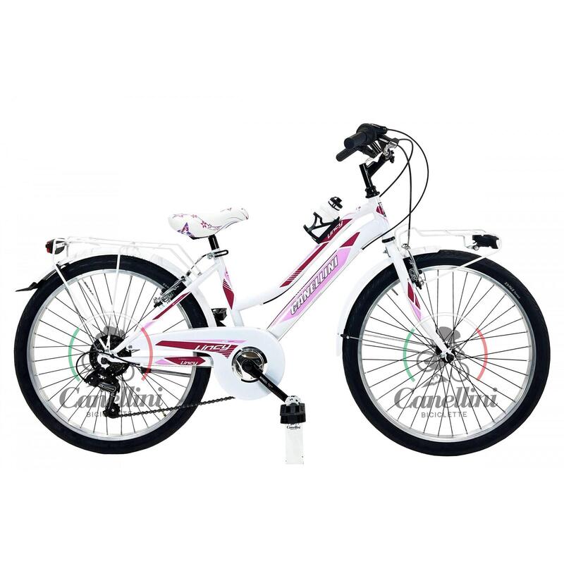 Vélo de fille VTT Canellini LINCY 24" - Violet/Fuchsia CANELLINI ...