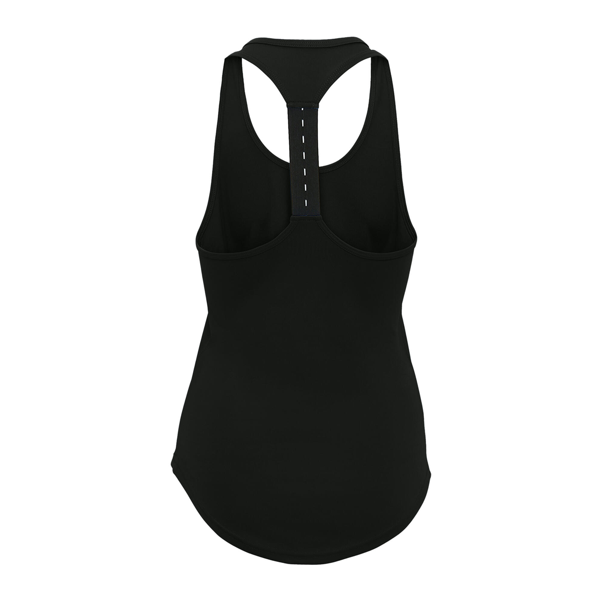 Tri Dri Womens/Ladies Performance Strap Back Vest (Black) TRIDRI ...